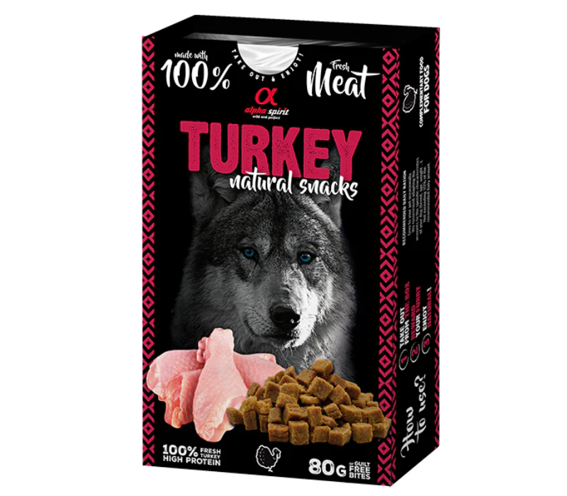 Alpha Spirit Natural Snacks Turkey - Godbidder - Turhunden